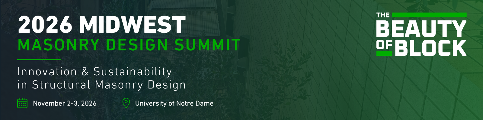 2026 Midwest Masonry Design Summit